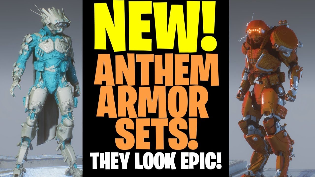 NEW! Armor Sets in ANTHEM For The Storm and Ranger Javelins! They Look ...