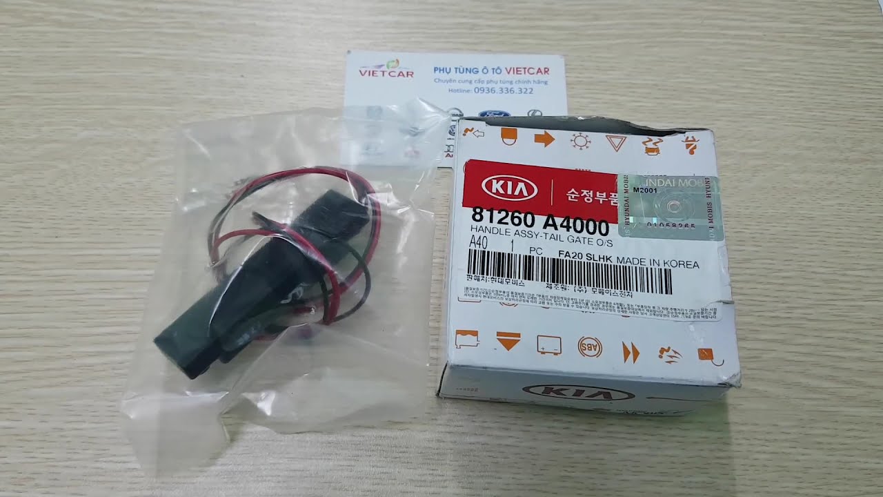 81260A4000 Công tắc mở cốp sau Kia Rondo - YouTube