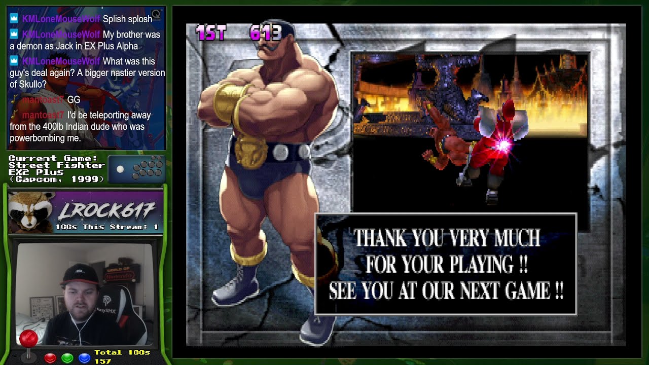 #158: Street Fighter EX2 Plus - Darun Mister - MAME 1CC - Default ...