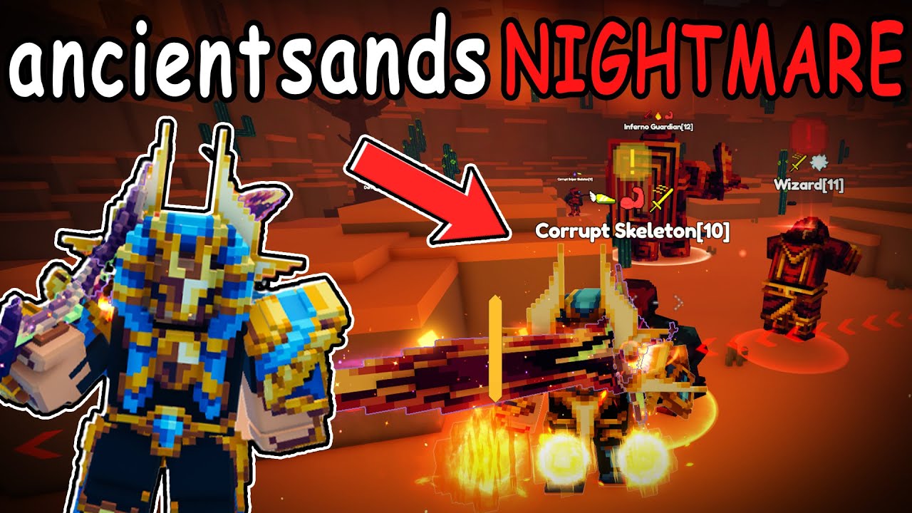i survived NIGHTMARE MODE ancient sands in Roblox Pixel Blade... - YouTube
