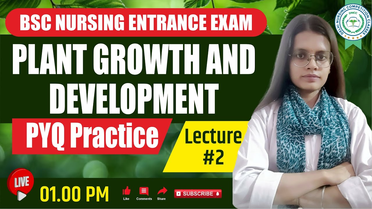Topic : Plant Growth & Development | PYQ Practice | Lecture -2 ...