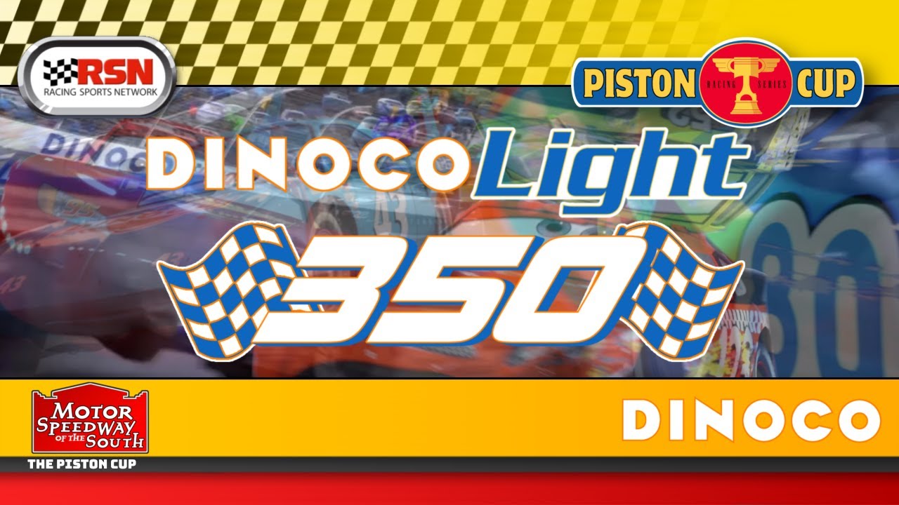 Piston Cup on RSN: Dinoco Light 350 - YouTube