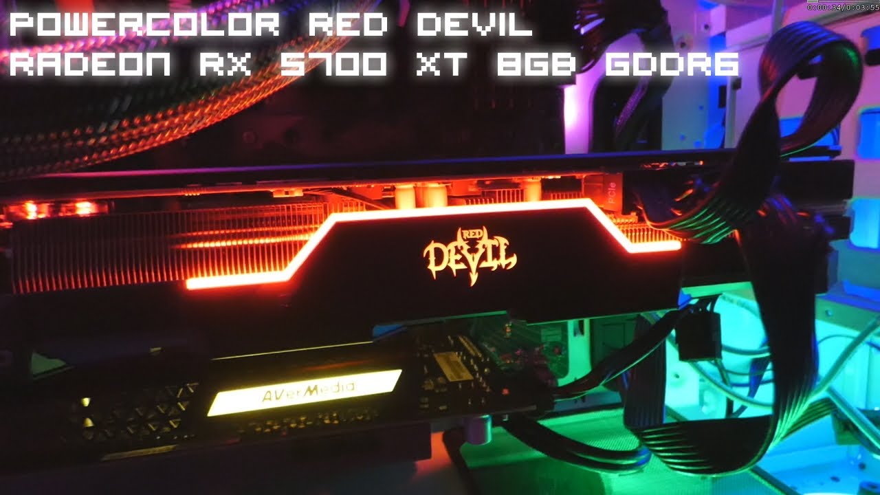 Powercolor 5700XT 8GB RED DEVIL - YouTube