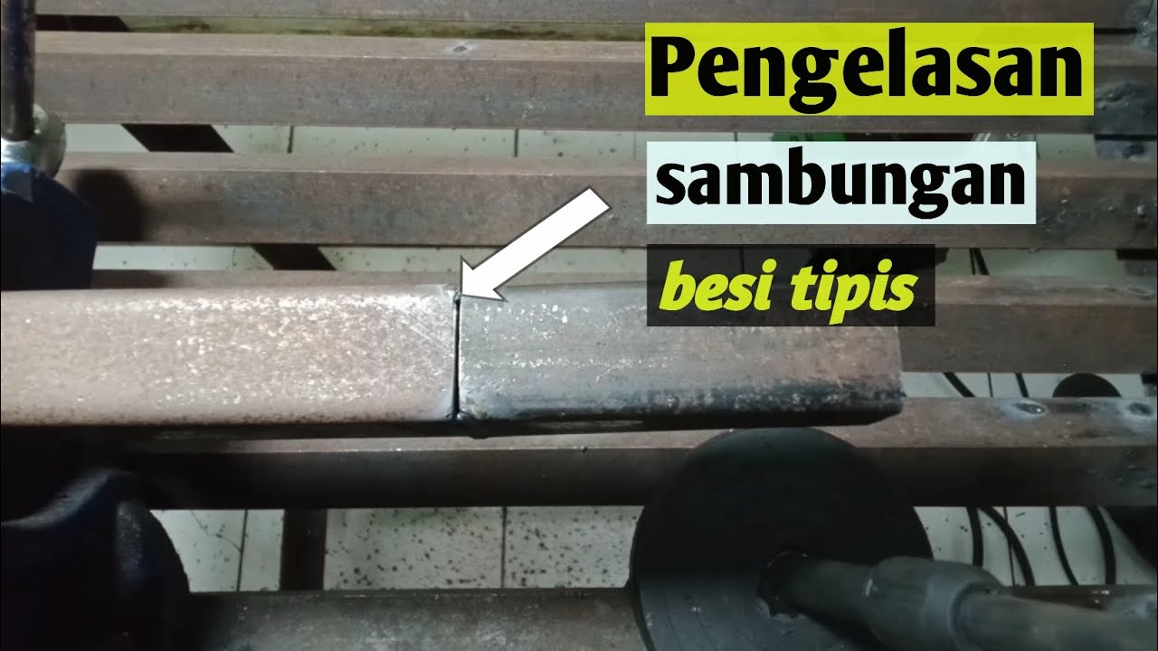 pengelasan besi tipis - YouTube