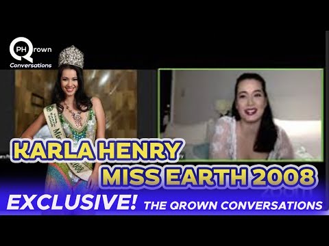 KARLA HENRY | MISS EARTH 2008 | The Qrown Conversations - YouTube