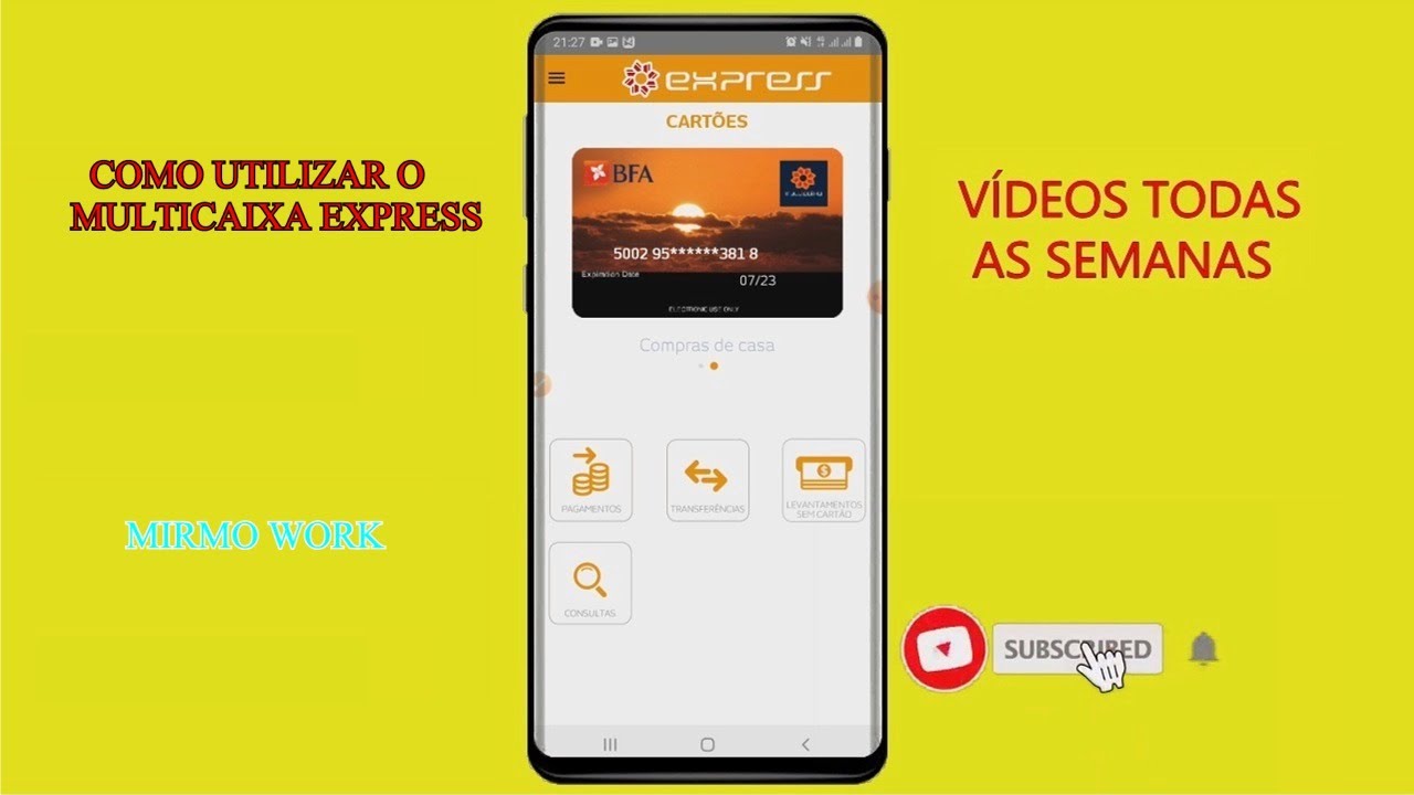 Como utilizar o Multicaixa express | MULTICAIXA EXPRESS - YouTube