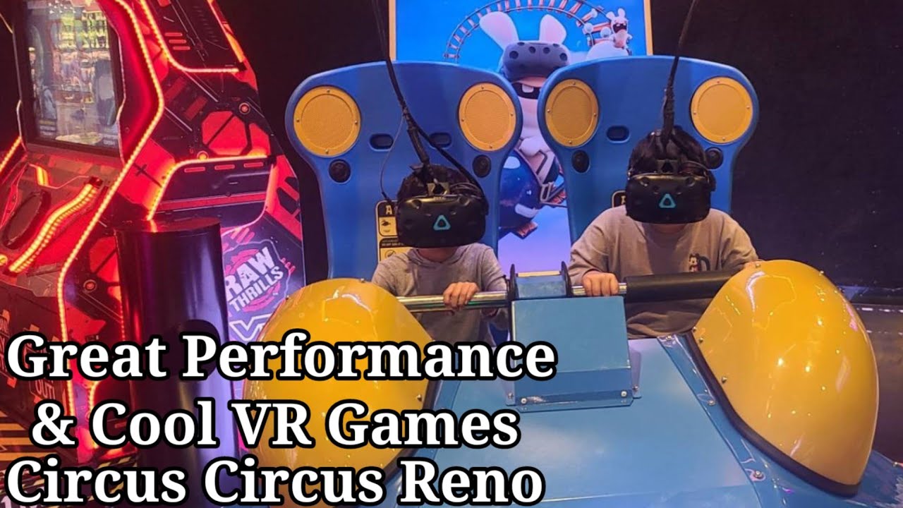Cool VR Games At Circus Circus Reno - YouTube