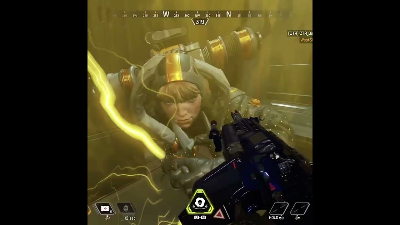Wattson walks into a Caustic Trap! 😂 #apex - YouTube