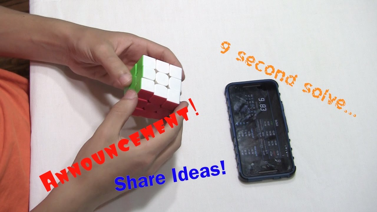 Announcement! (With Some Solves) - YouTube