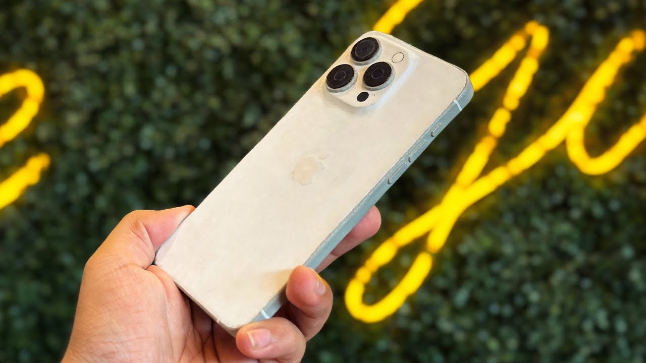 How to make a iPhone 15 Pro Max from cardboard | Tutorial 🤍 - YouTube