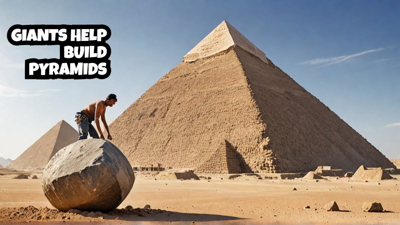 Giants and Humans Moving Pyramid Stones. - YouTube
