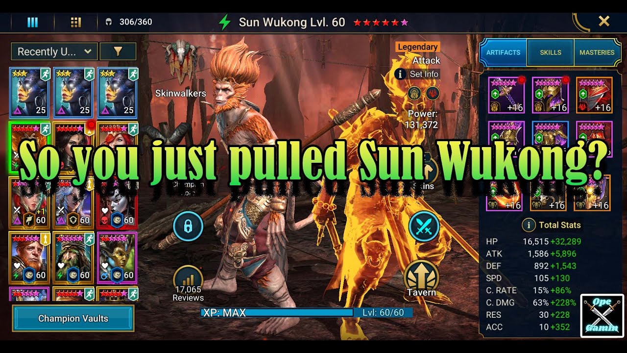 So you just pulled Sun Wukong? [Raid: Shadow Legends] - YouTube