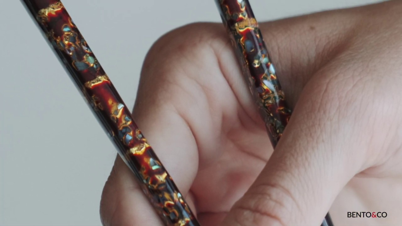 Handcrafted Lacquer Chopsticks - YouTube