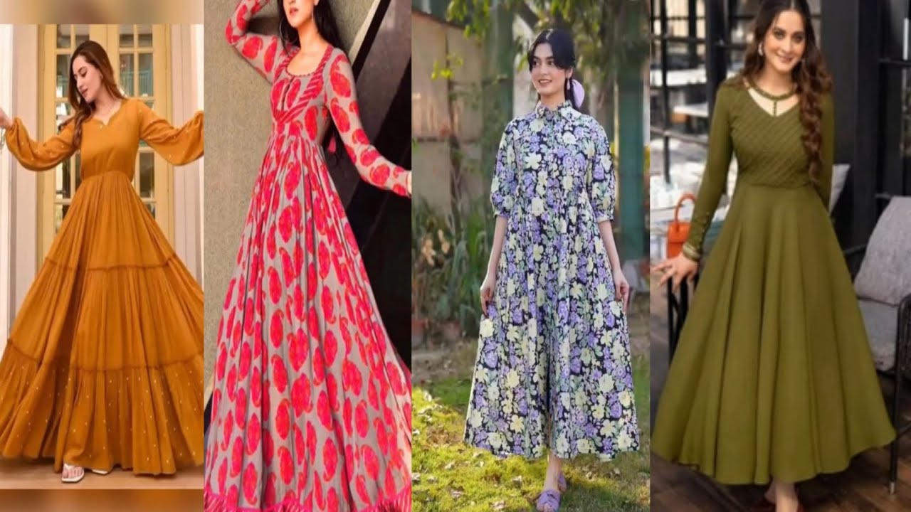 Latest Anarkali frock ke design || 2025 most Trended frack designs ...