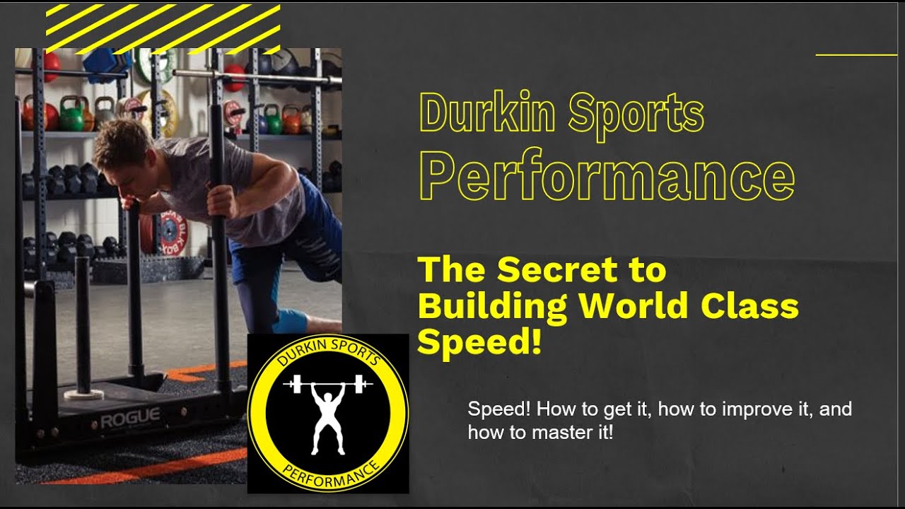 The Secrets to Game Changing Speed - Durkin Sports Performance - YouTube
