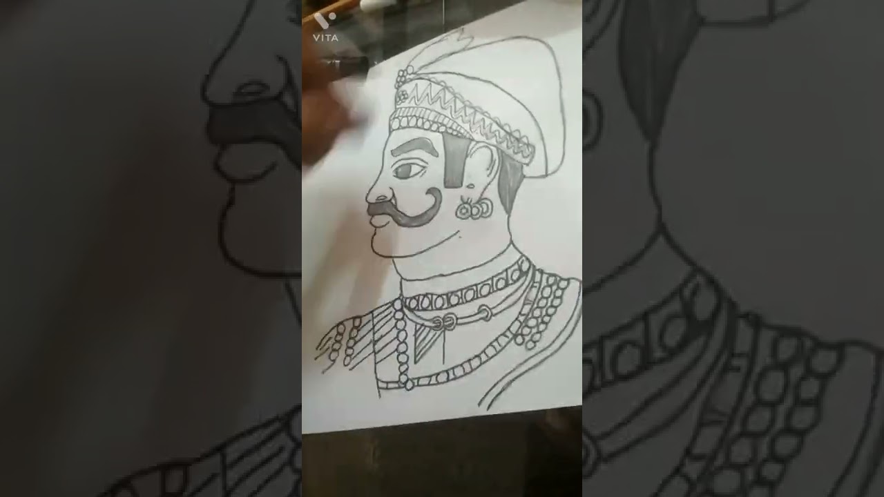 How to draw Prithviraj Chauhan ll pencil colour historical character ll ...