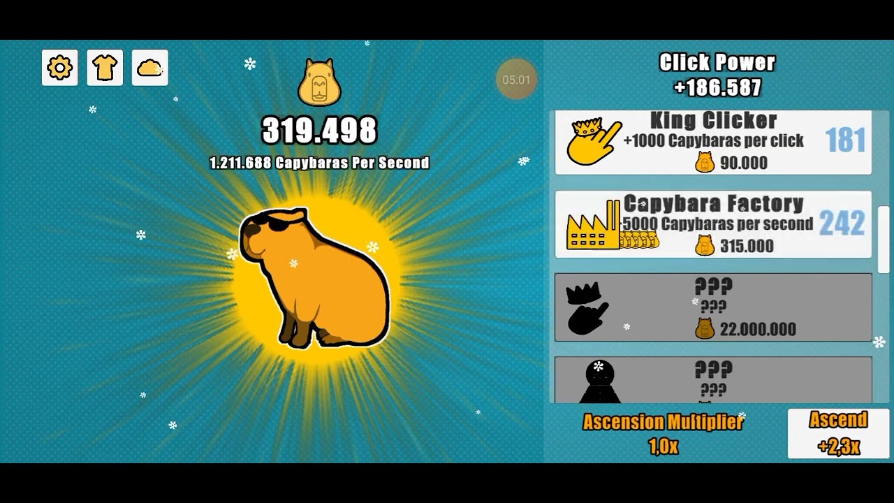 jogando capivara clicker parte (1) - YouTube