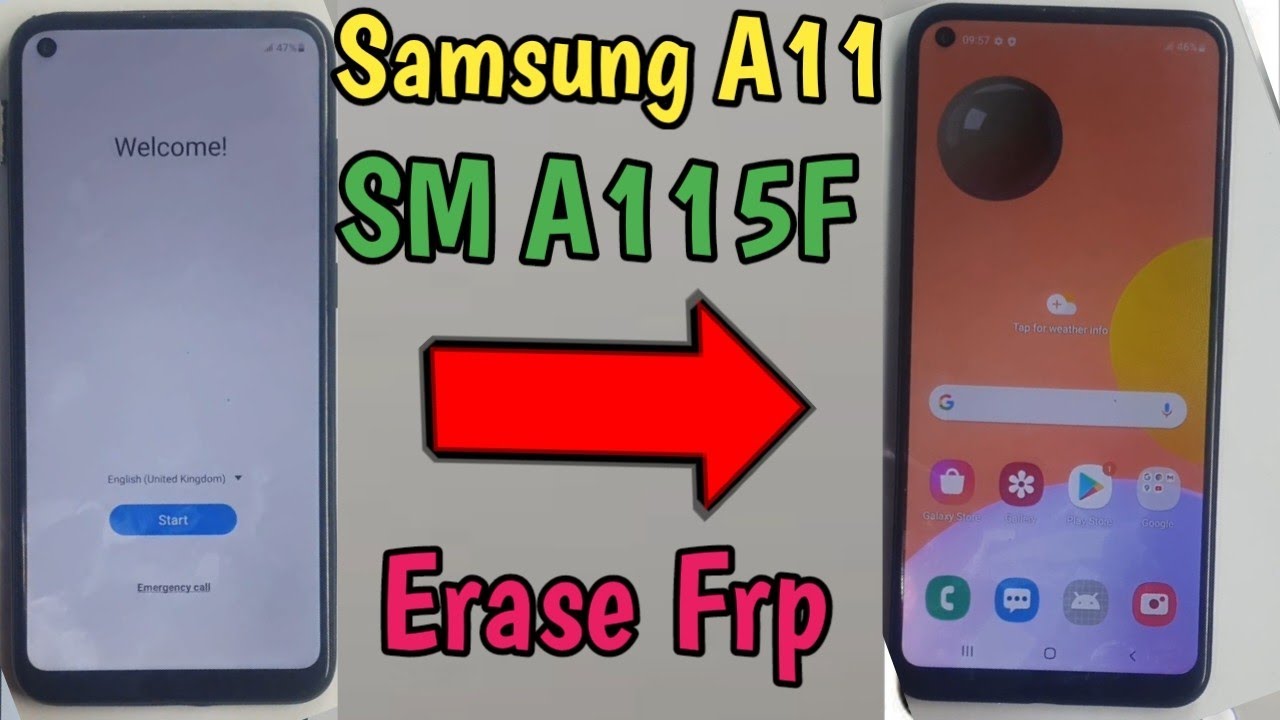 Samsung A11 SM A115F Erase Frp Via Testpoint By One Click UnlockTool ...