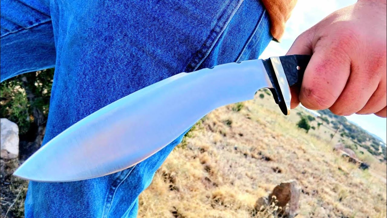 Making a Chopper knife!!! (Knifemaking) - YouTube