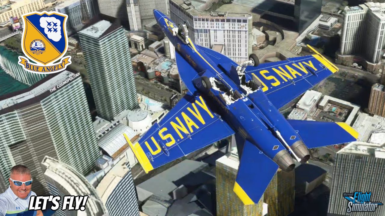 F-18 Blue Angels Show Over Las Vegas! Microsoft Flight Simulator XBOX ...