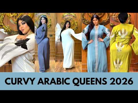Arabic Fashion for Curvy Beauties 2026 👗 | Glamorous Plus-Size Looks That Slay Modestly