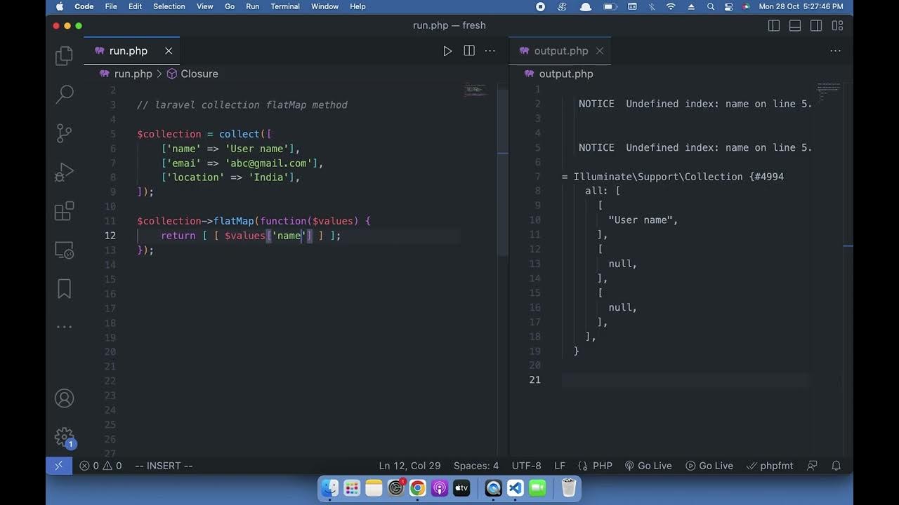 Laravel Collection: flatMap Method - YouTube