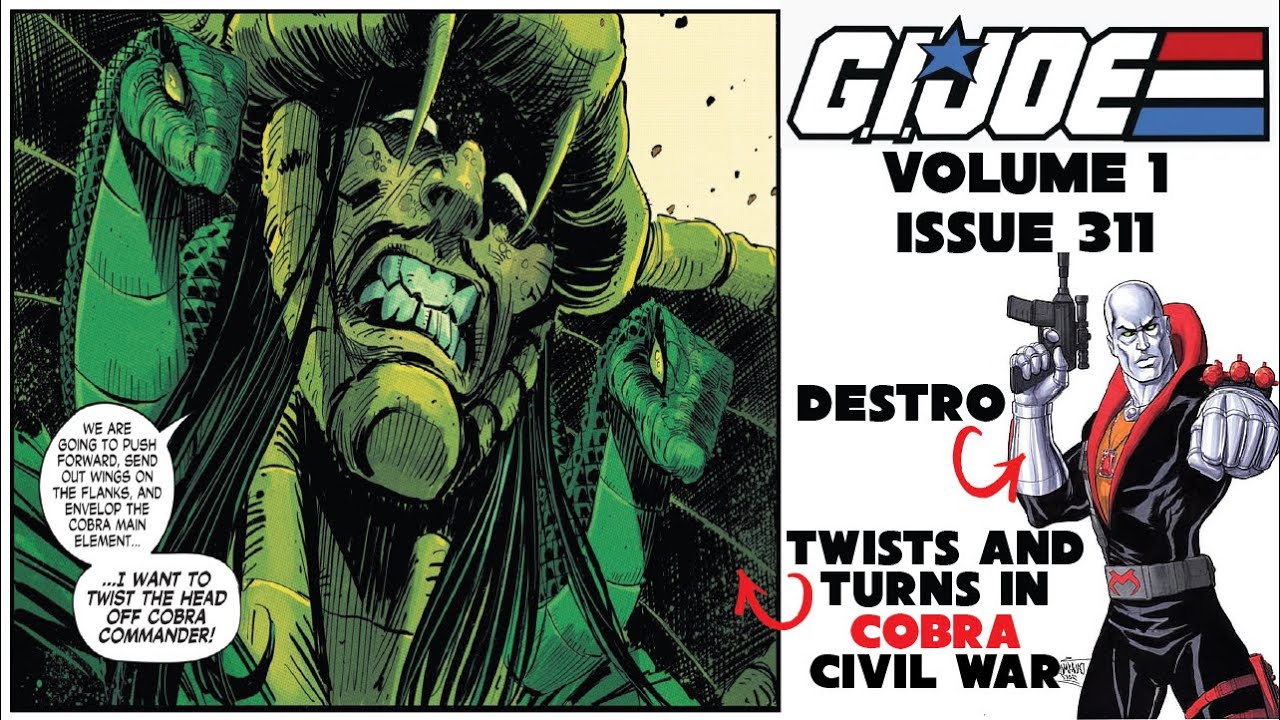All Out Cobra Civil War In Springfield G.I. Joe Issue 311 Skybound ...