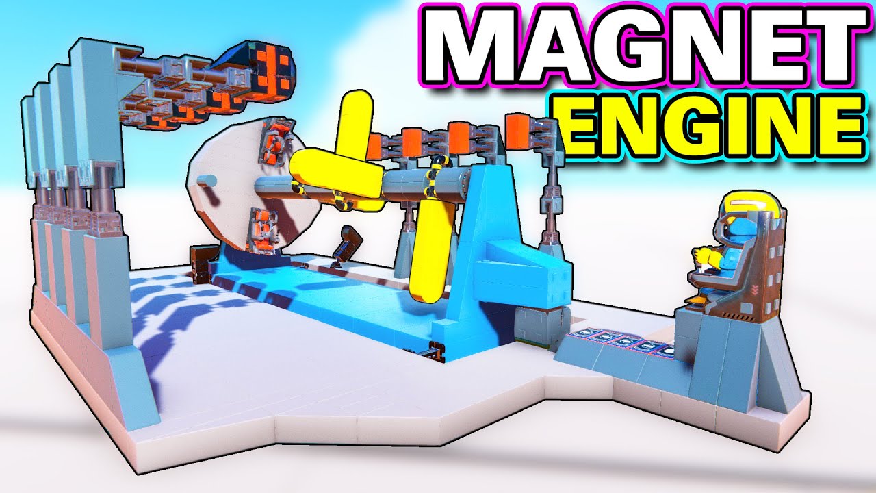Building a Magnet Powered Rotary Engine in Trailmakers! - YouTube