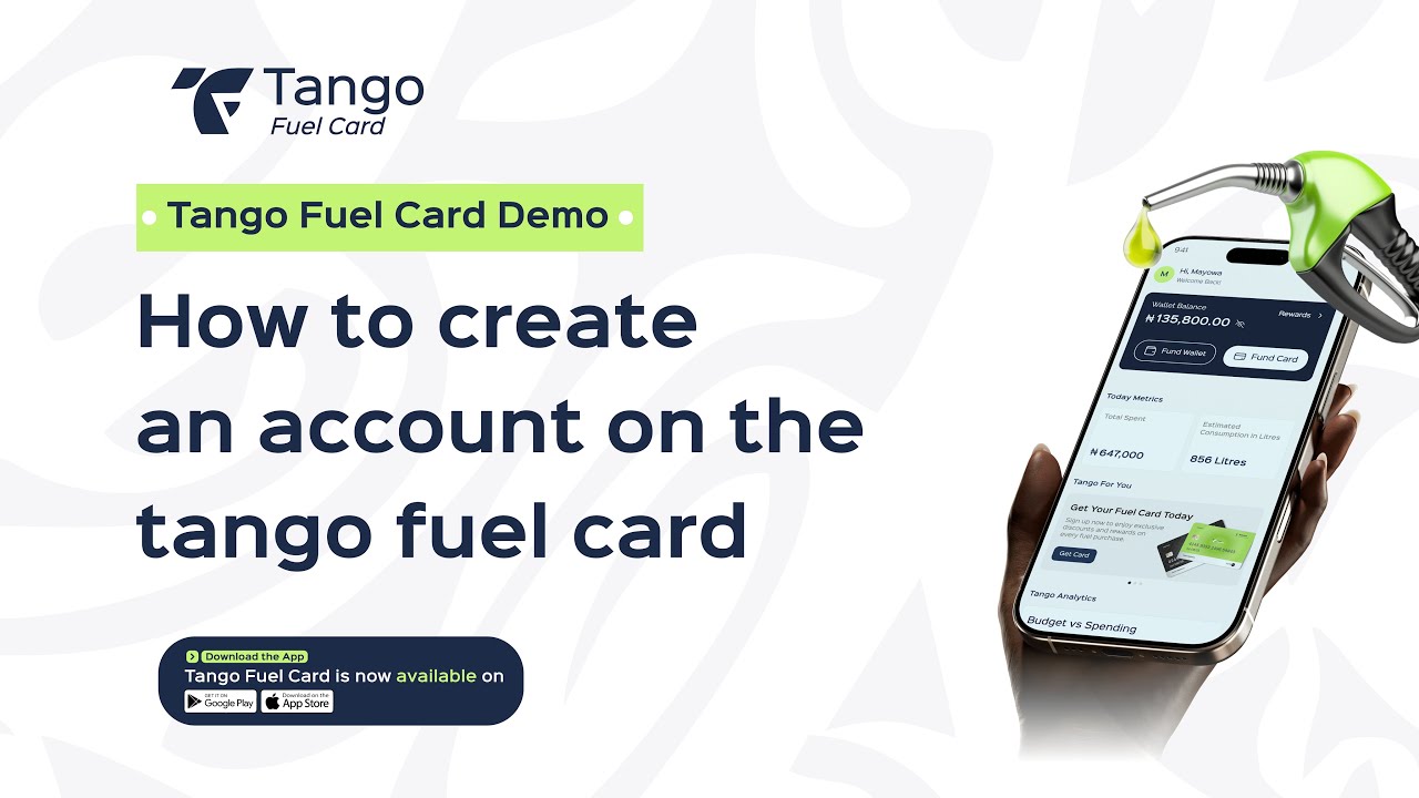 How To Create An Account On Tango Fuel Card || Fuel Card In Nigeria ...