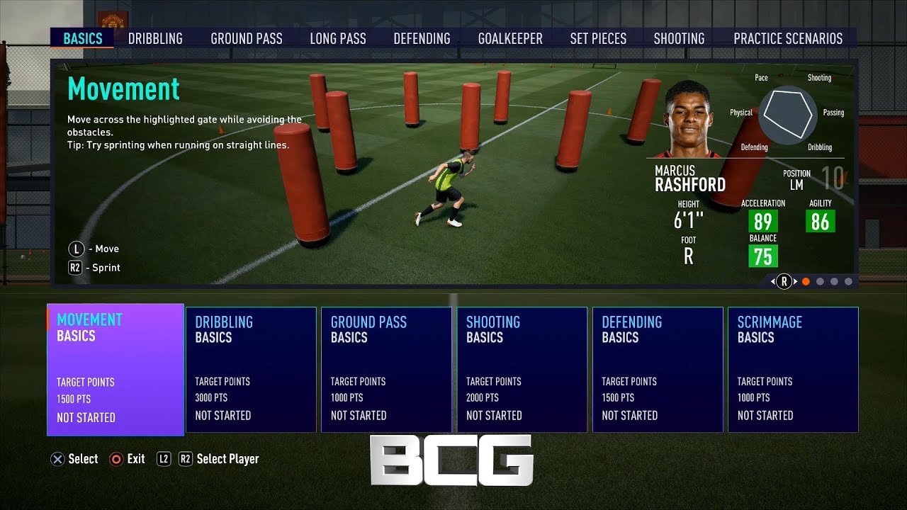 Fifa 21 Skill Games Movement Basics - YouTube