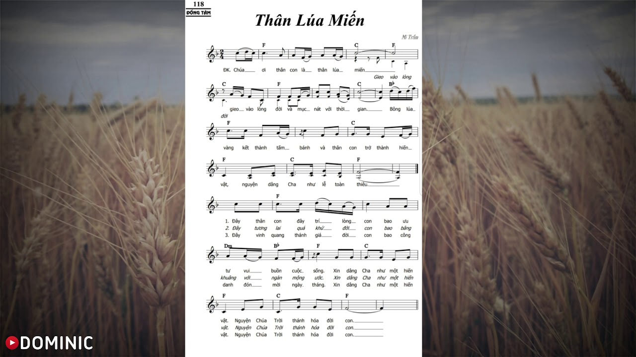 Thân lúa miến - Lm Nguyễn Sang - Hương Lan - YouTube