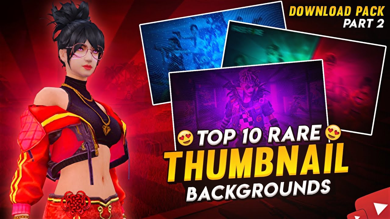 Top 10 Rare Thumbnail Backgrounds | Gaming Background Pack Download ...