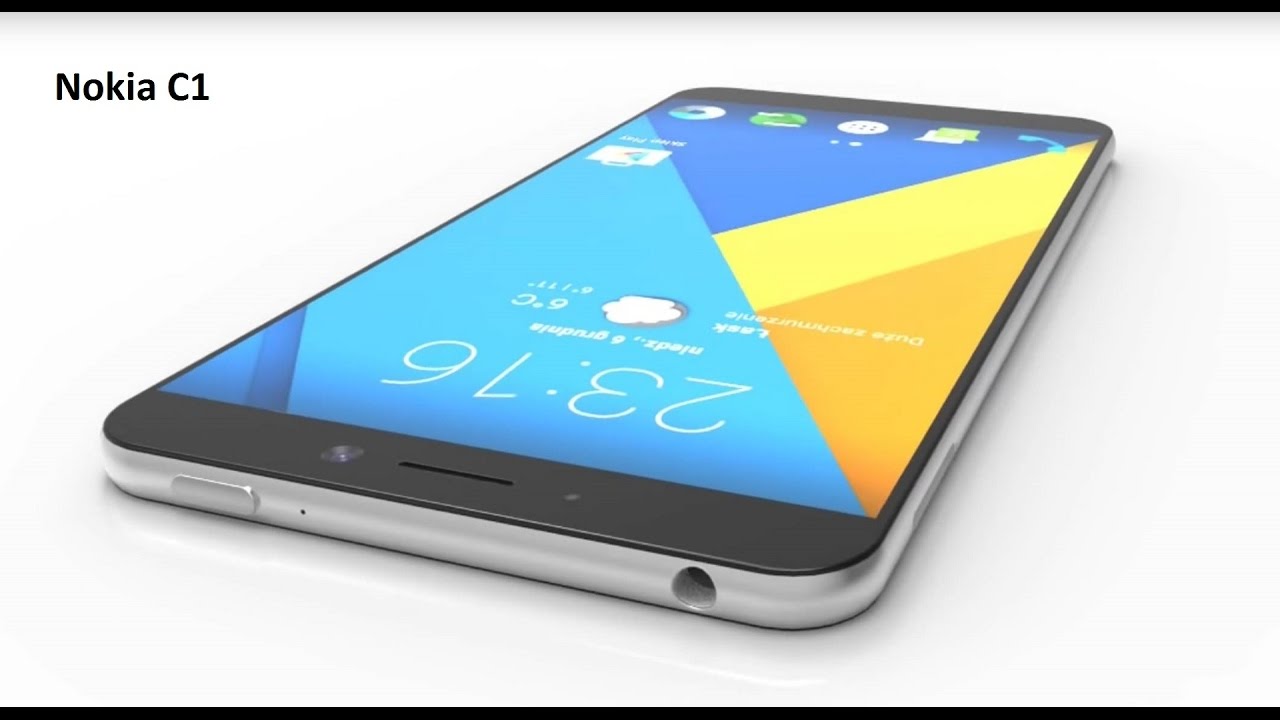 Latest Nokia C1 Android 6.0 Smartphone 4G Full Specification 2016 - YouTube