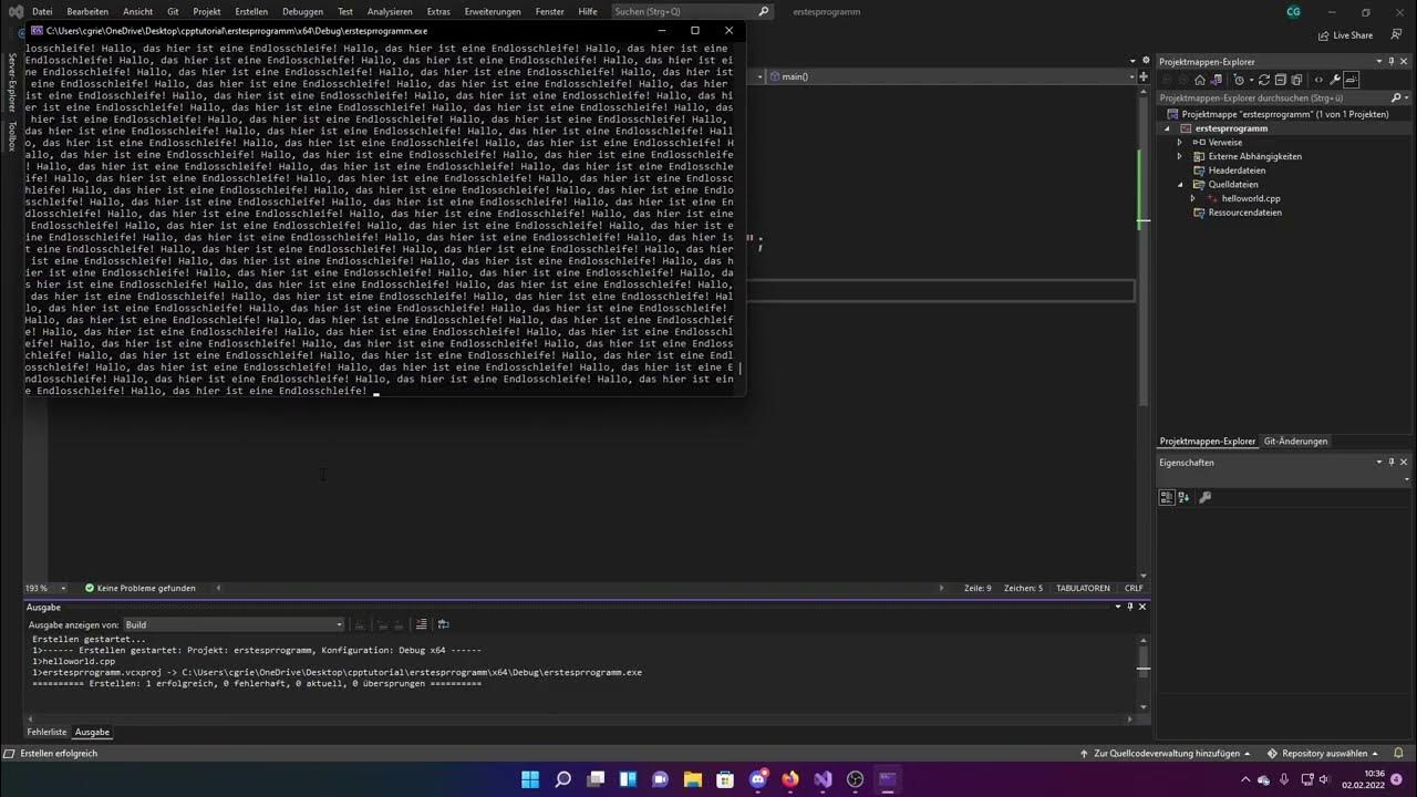 C++ #005: Kontrollstrukturen - Schleifen und Wiederholungen (Goto, For ...