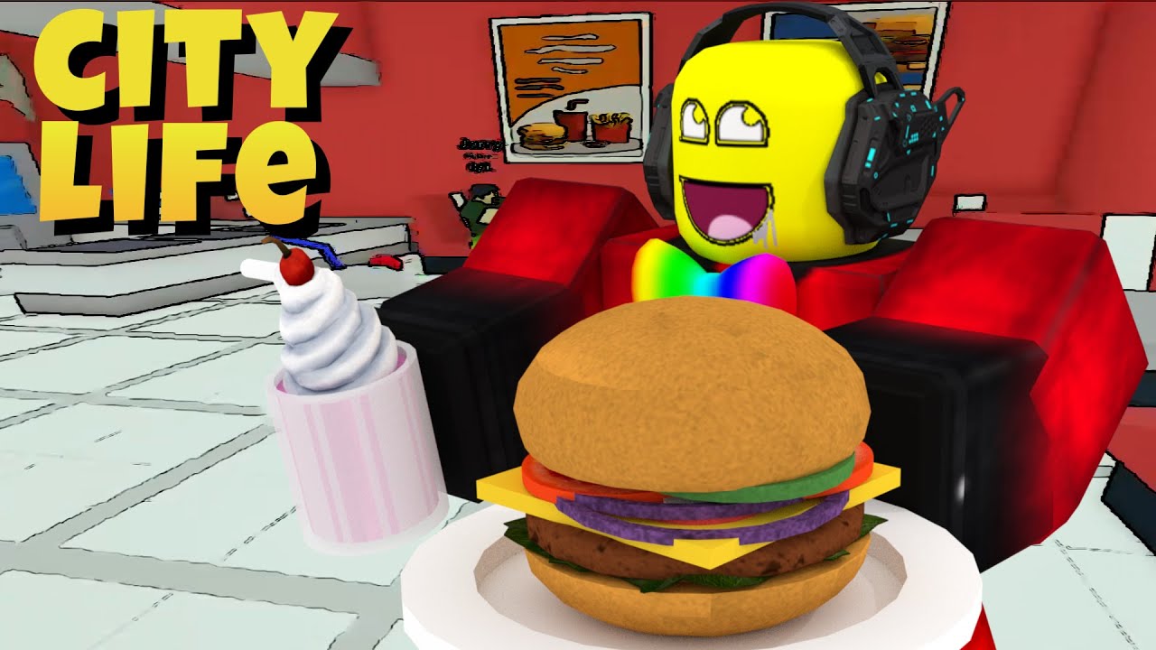 I became a Cook in City Life ROBLOX - YouTube