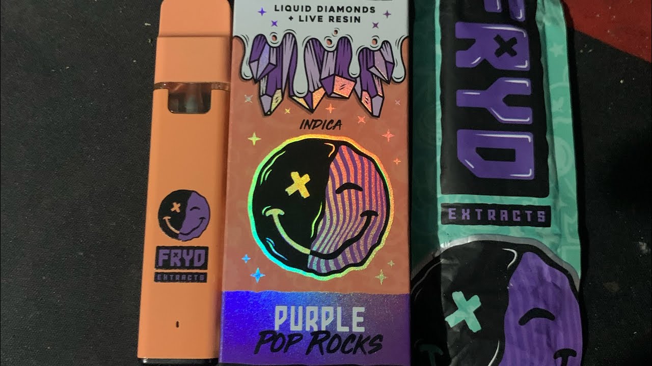 FRYD Purple Pop Rocks Liquid diamonds & Live Resin - YouTube