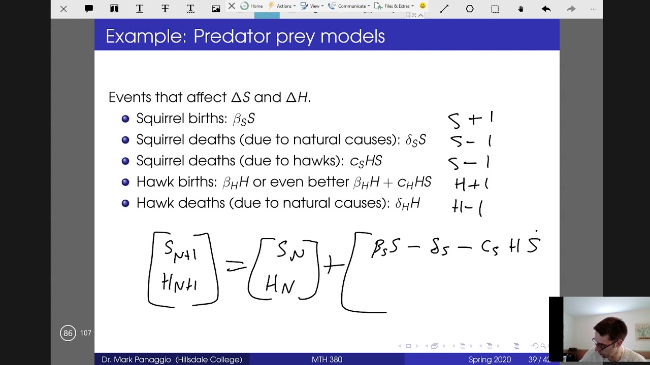 10 Predator prey models part 1 - YouTube