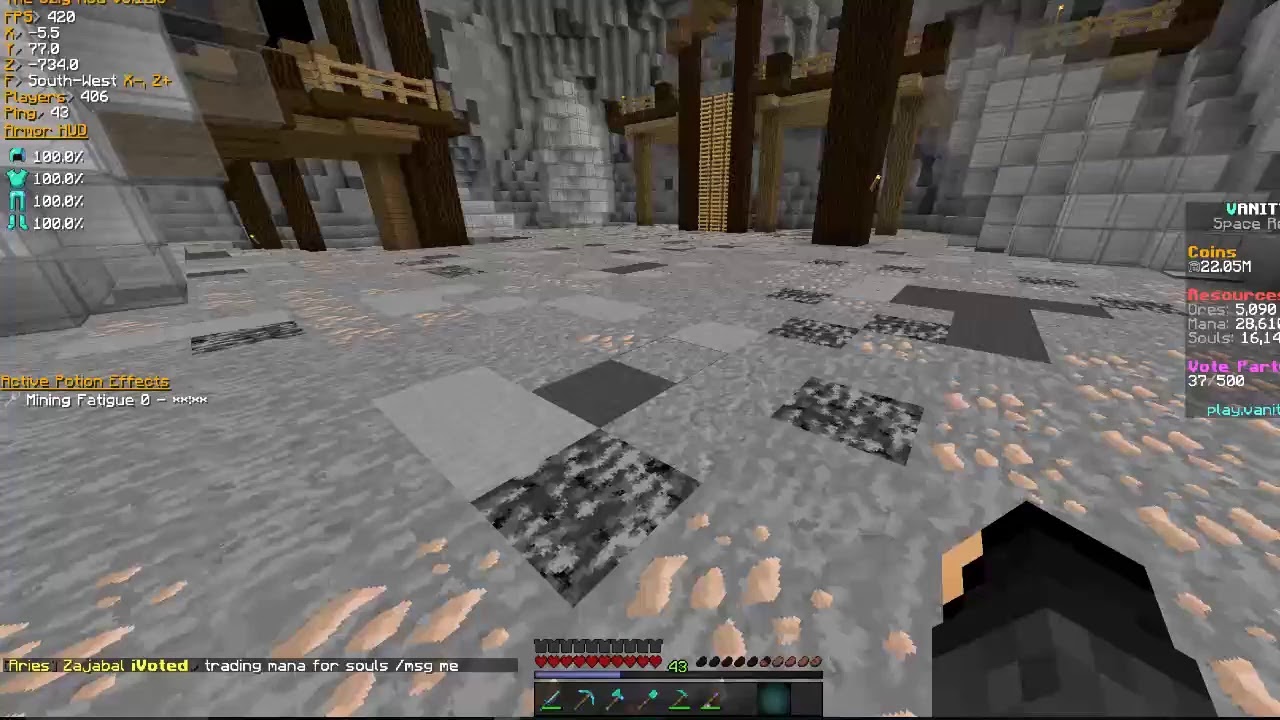 Minecraft Skyblock VanityMC Space Realm Ep.4 (LIVESTREAMED) - YouTube