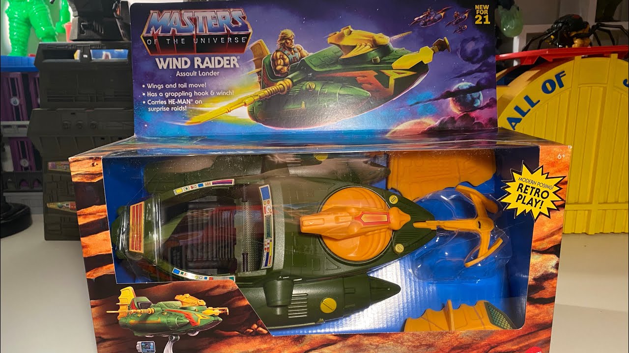 Masters Of The Universe Origins Wind Raider !!! - YouTube
