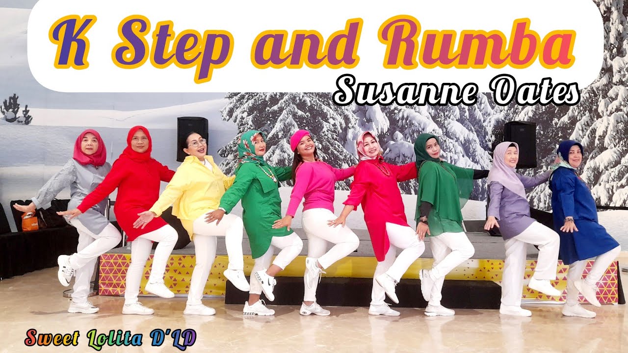 K Step and Rumba [Line Dance] Choreo by Susanne Oates💃 - YouTube