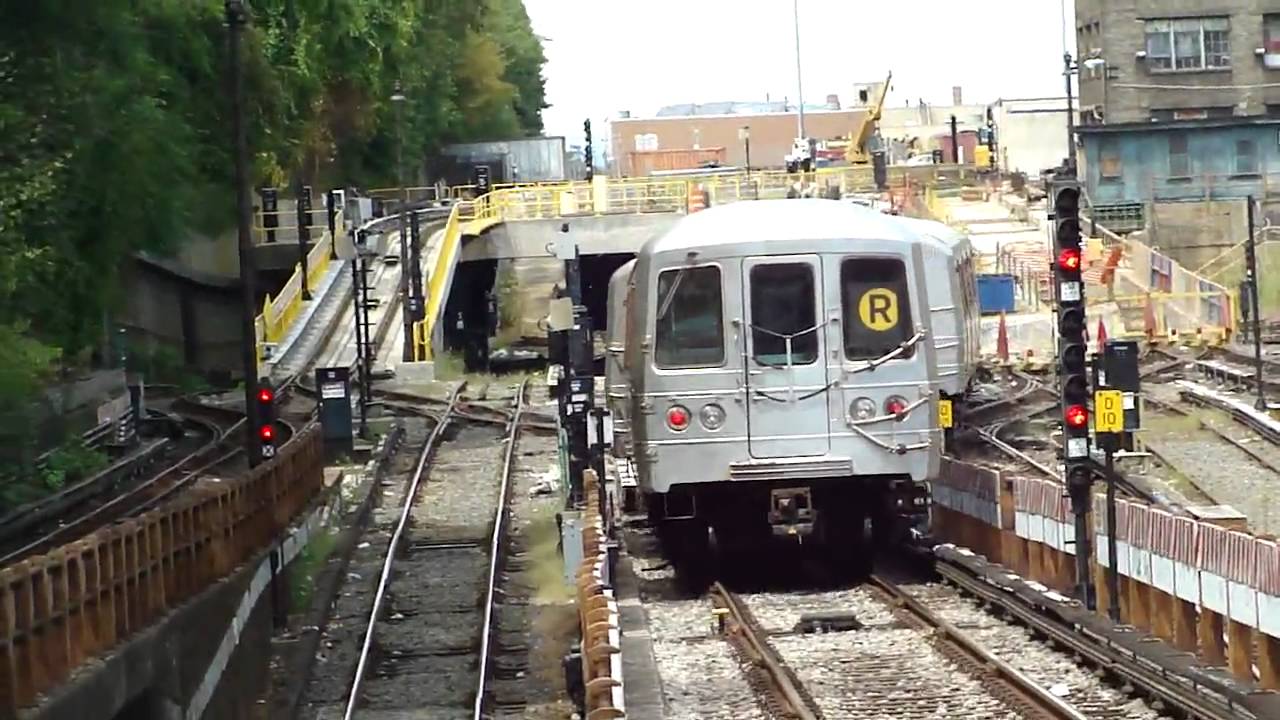 New York City Transit Video EXCLUSIVE: R46 R Leaves 9th Avenue Station ...