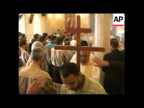 Iraqi Christians celebrate Easter mass in Baghdad - YouTube