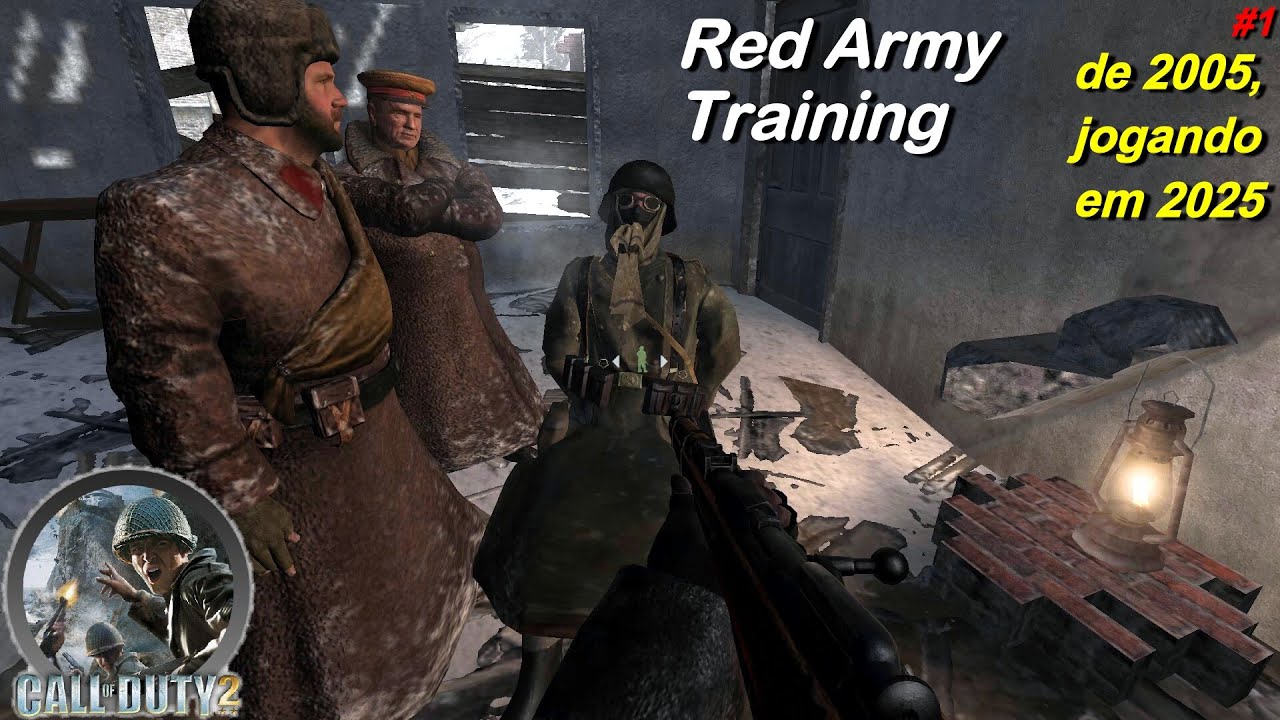 Call of Duty 2 - Red Army Training #1 (de 2005 jogando em 2025) na AMD ...