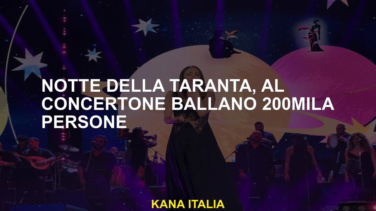Notte della Taranta, 200.000 persone ballano al grande concerto - YouTube