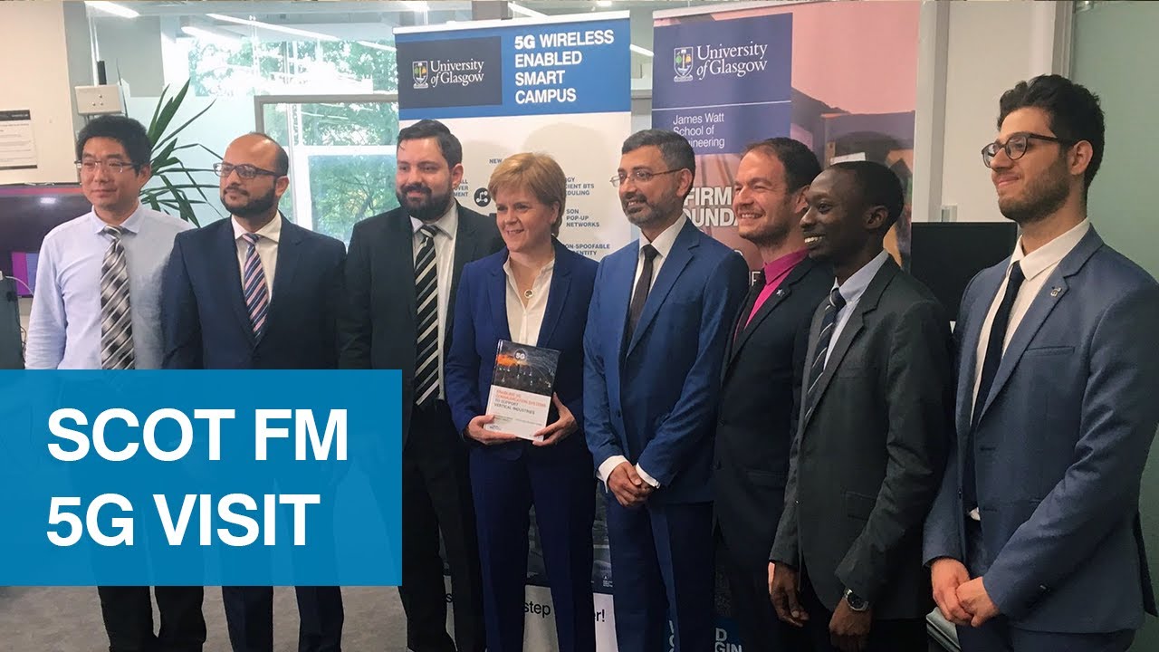 First Minister launches Scottish Government's 5G Digital Strategy - YouTube