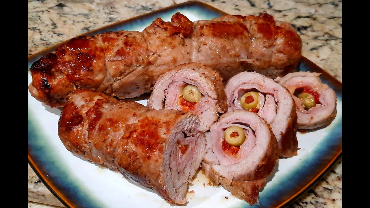 Filete de Puerco Relleno #easyrecipe #delicious #food - YouTube
