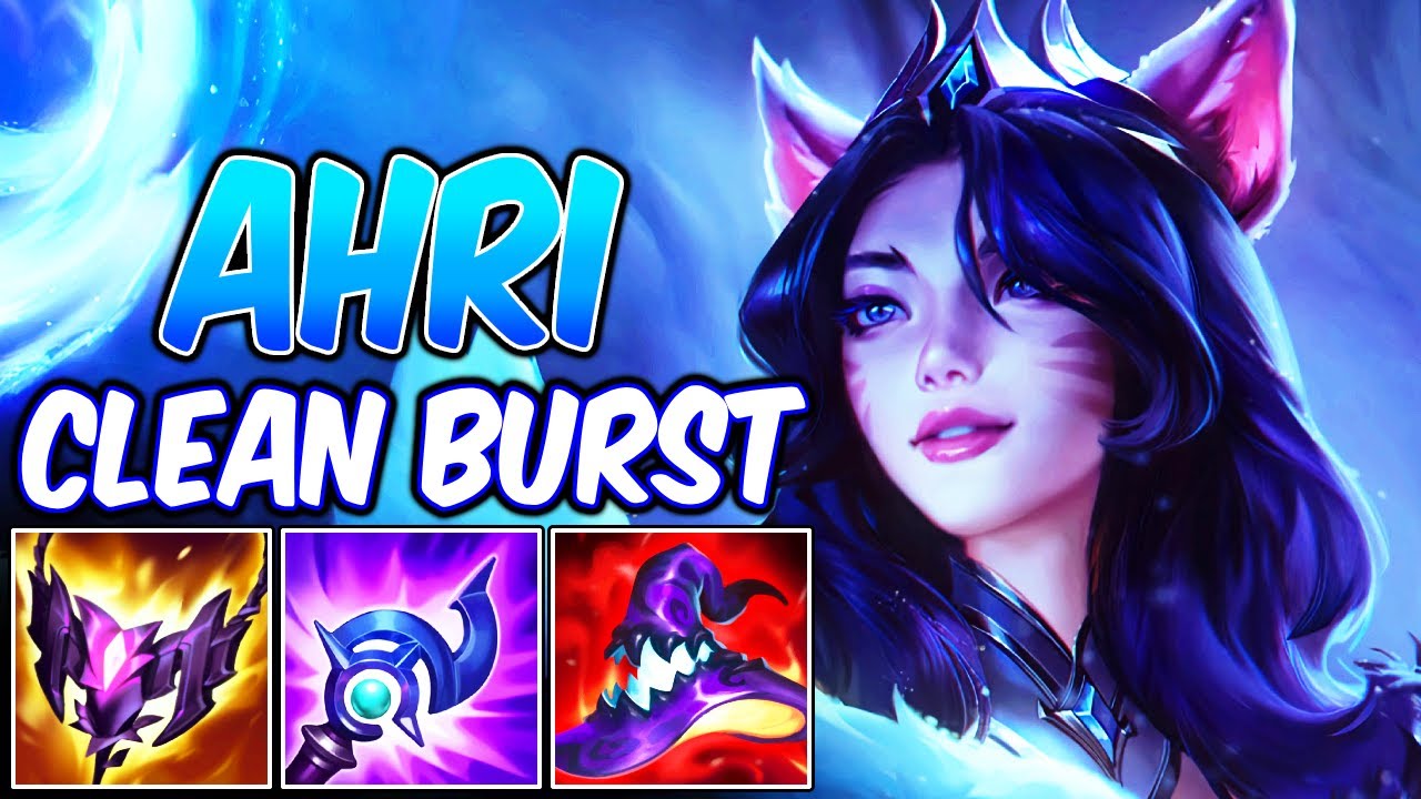 CLEAN BURST FULL AP AHRI GAMEPLAY | Best Build & Runes | League of ...