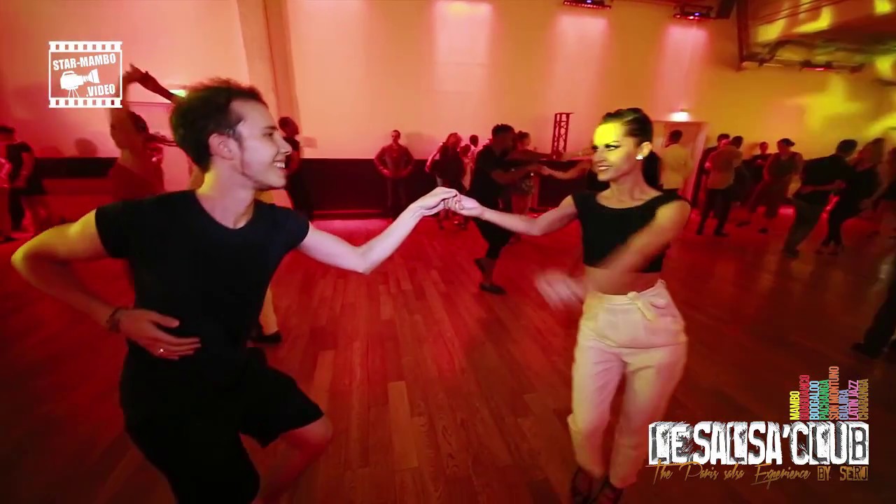 Timothé & Ella Jauk - social dancing @ LeSalsa'Club - YouTube