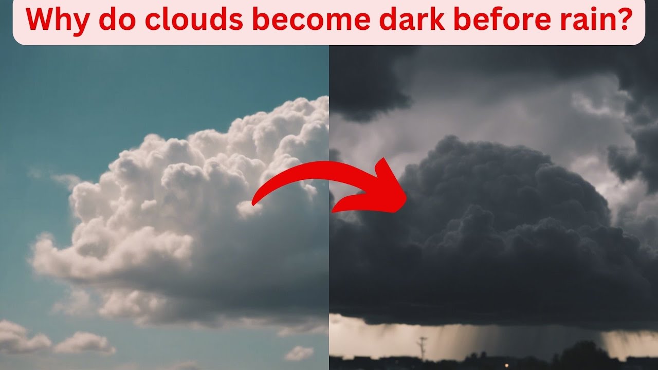 Why do clouds become dark before rain? - YouTube