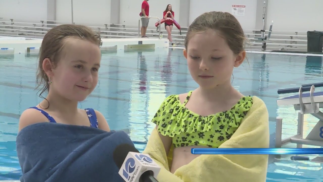 Hampton Aquaplex offering free swim lessons to local second-graders - YouTube